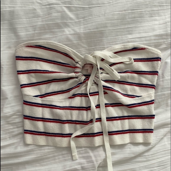PacSun | Tops | Red White And Blue Keyhole Tube Top | Poshmark